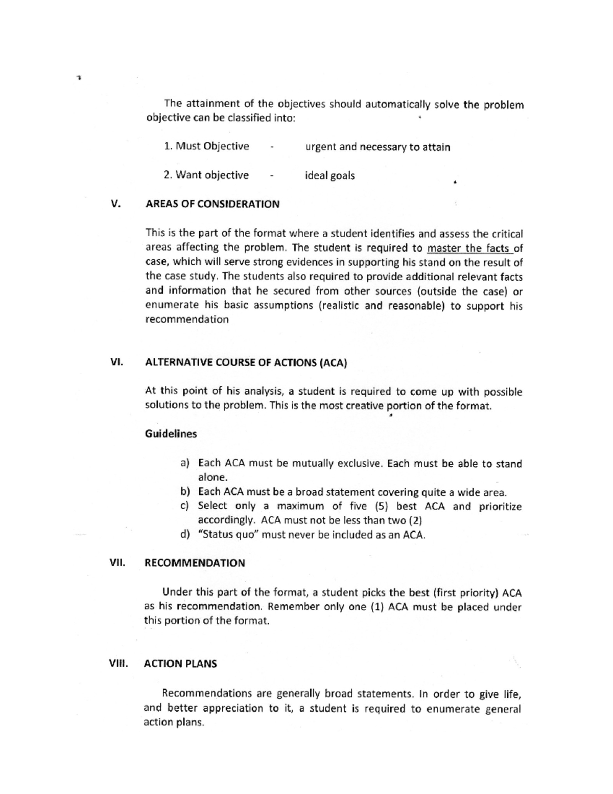 Standard Case Format page two 1edited - Accountancy - Studocu