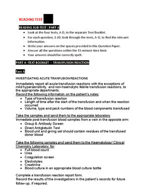 Full Reading Test ABC-16- Answer Key - Answer Keys Part A 1. C 2. B 3 ...