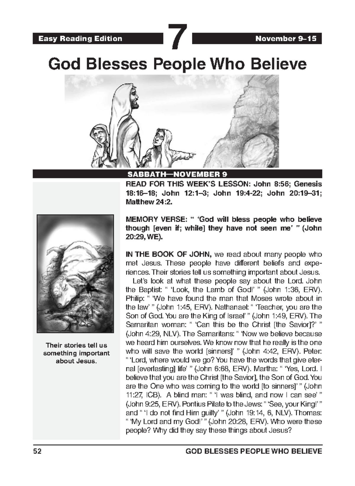 ERQ424 07 - None - Easy Reading Edition 7 SABBATH—NOVEMBER 9 November 9 ...