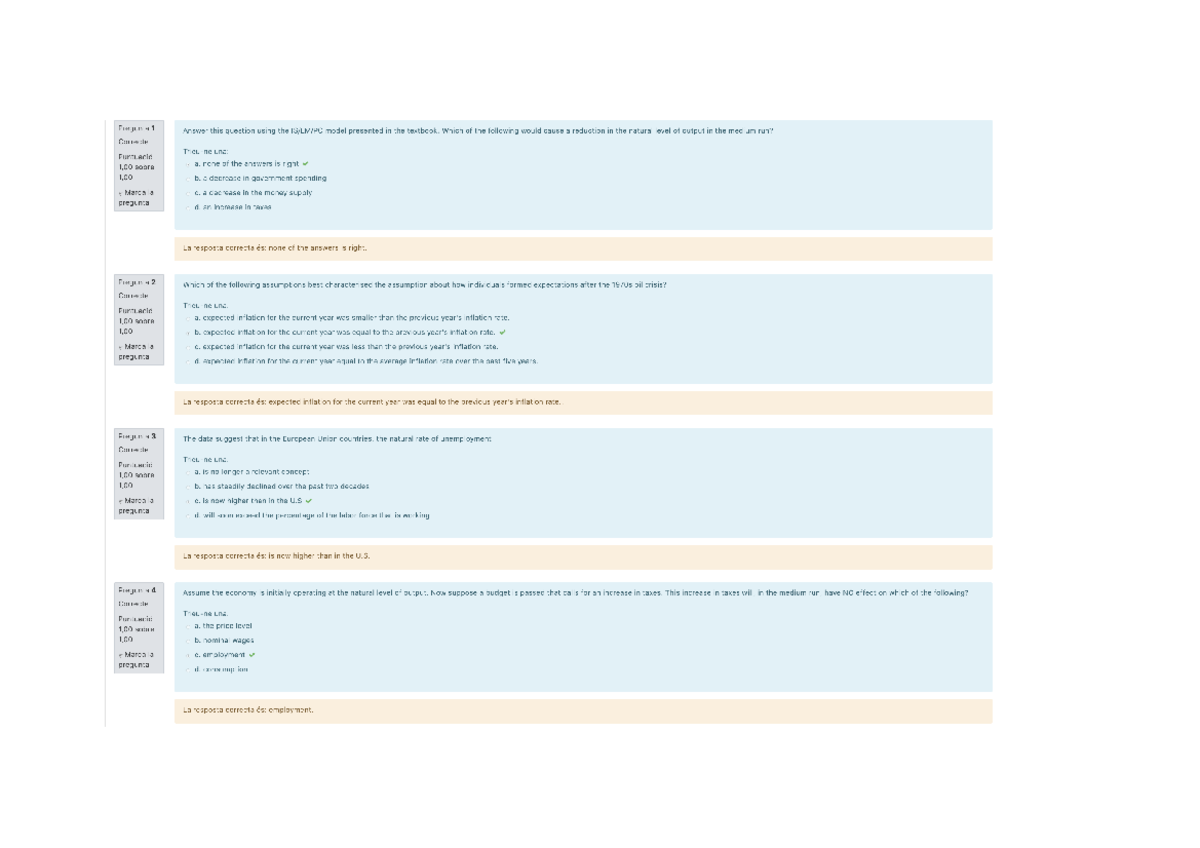 QUIZ 1 INTRO MACRO - Introduction to Macroeconomics - Studocu