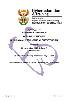 T1440 - Quantity Surveying N4 MEMO AUG 2021 - NATIONAL CERTIFICATE ...