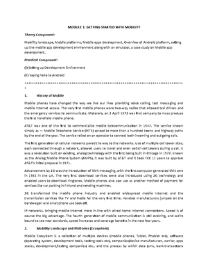 Module 3 - Sprucing UP Mobile application (UI and UX) - mobile ...