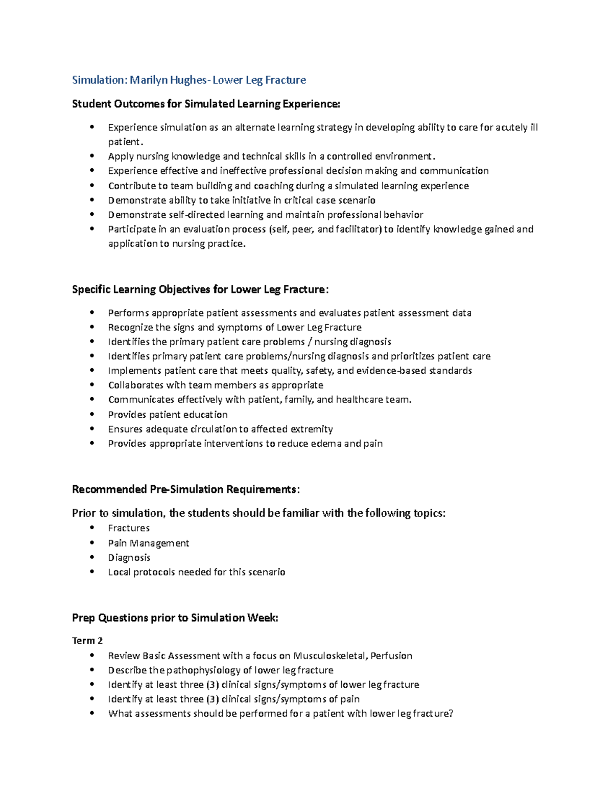 Pre-Sim+Assignment - pre sim assignment w references - Simulation ...
