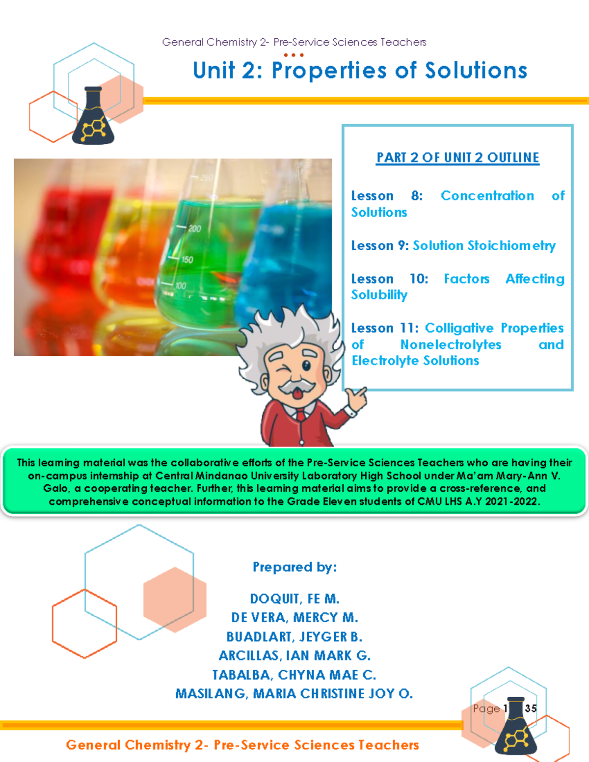 LM -Properties-of-Solutions-Lessons-8-11 - Bs education - Partido ...