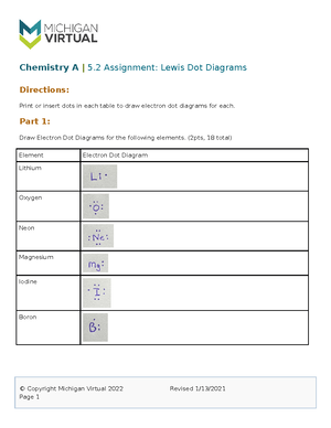 Chemistry A 2.1 States of Matter Lab Finished - Chemistry A | 2 States ...