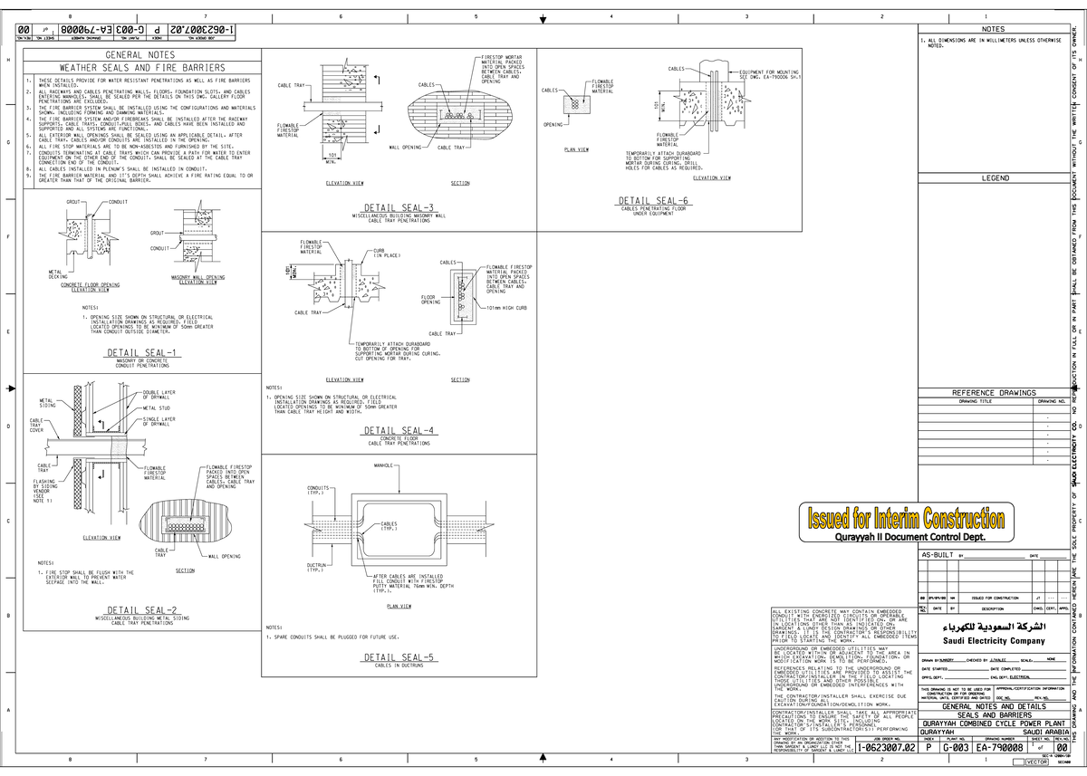 EA-790008-1 R00 - General Notes - ANY MODIFICATION OR ADDITION TO THIS ...