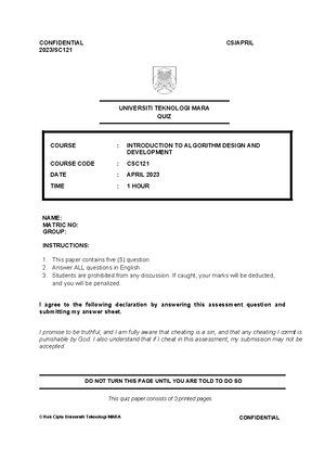 Lab Assignment 3 - Composite Object - CSC 186 – Object Oriented Programming Academic Session ...