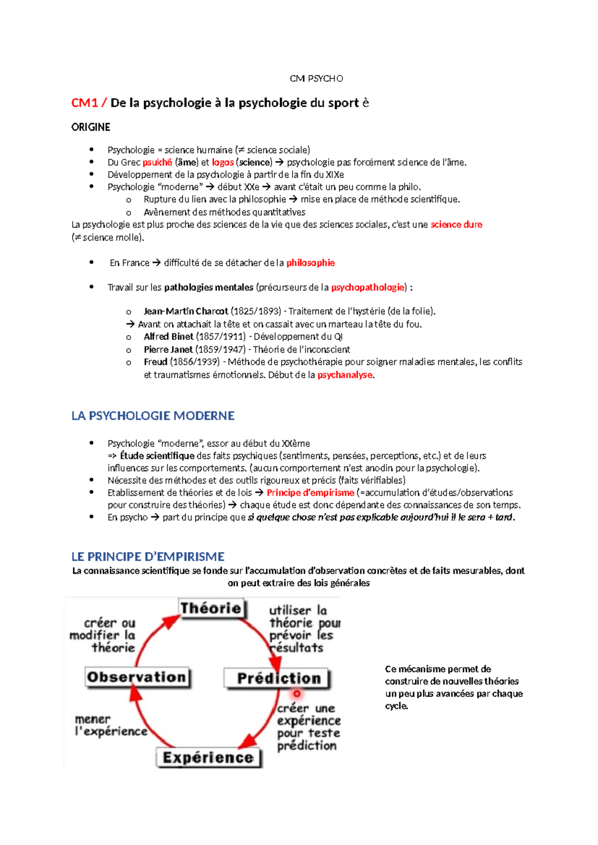 CM Psycho NOTE - CM PSYCHO CM1 / De la psychologie à la psychologie du ...