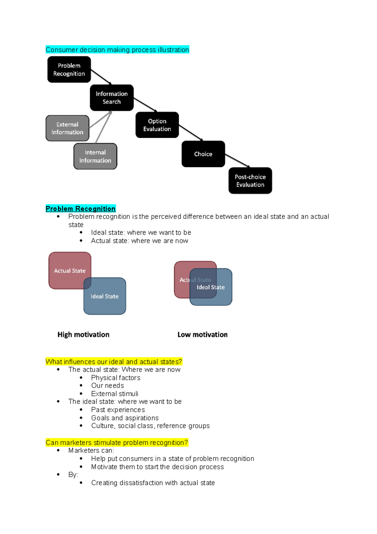 Consumer Behaviour Lecture 6 - Problem recognition and information ...
