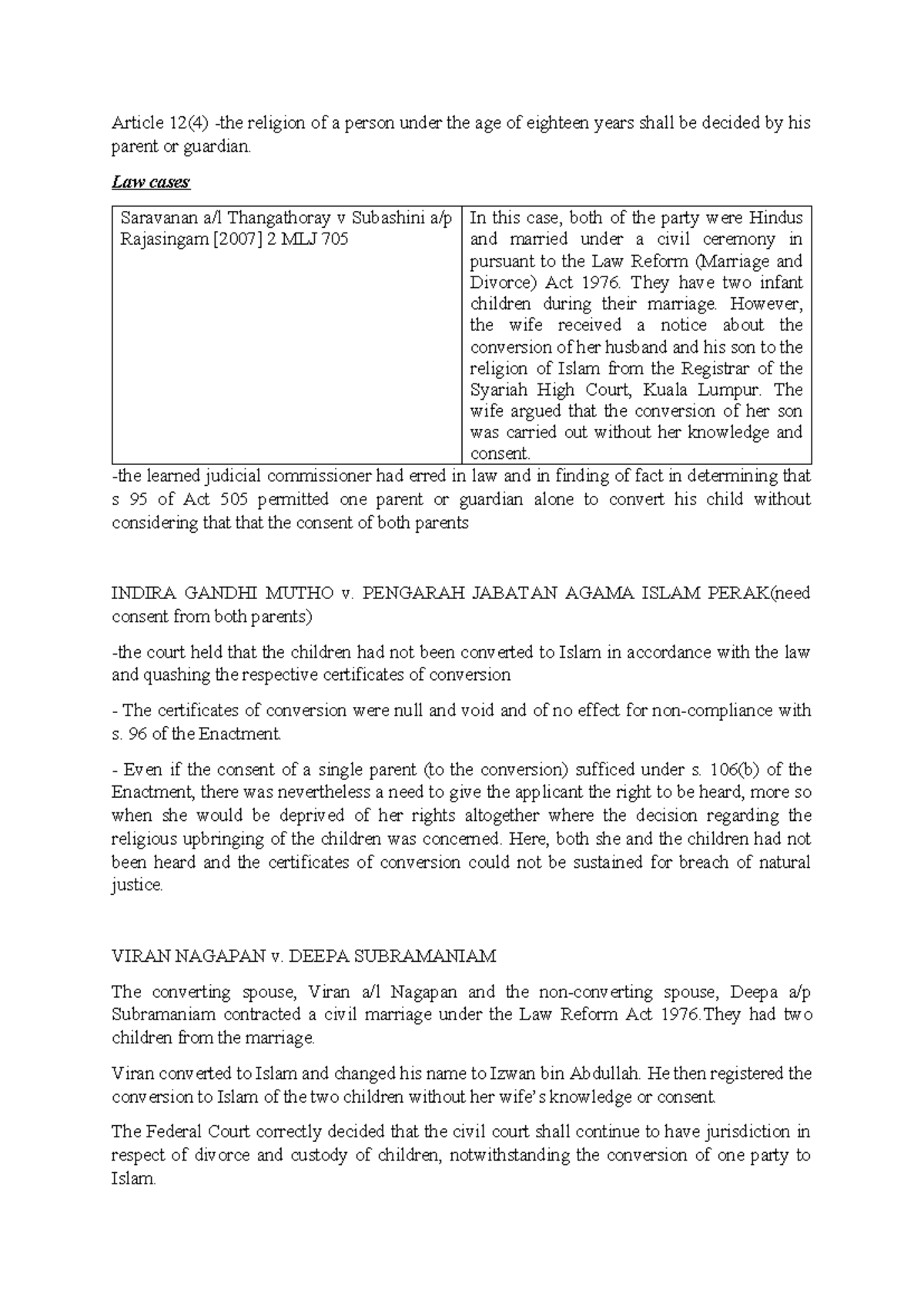 Chapter 4 - Summary Introduction to Politics & Governance - Article 12 ...