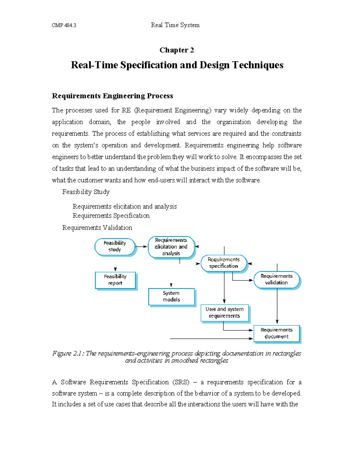 Chapter 2 Real Time Specification And Design Techniques Chapter 2