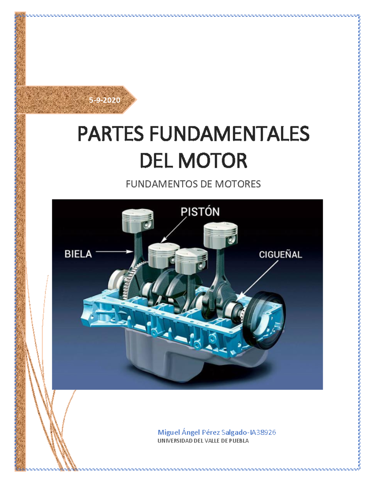 Partes fundamentales del motor - 5-9- PARTES FUNDAMENTALES DEL MOTOR ...