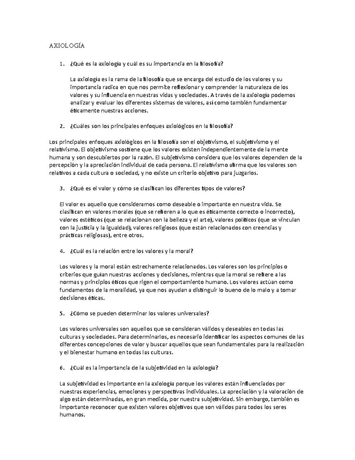 Axiología - axiilogia - AXIOLOGÍA ¿Qué es la axiología y cuál es su ...