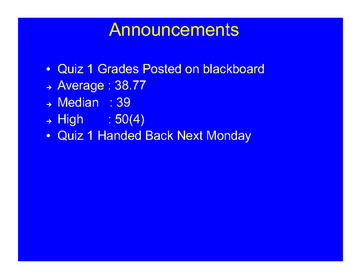 Lect04 Mat Lab mfiles [Compatibility Mode] - Announcements " Quiz 1 ...