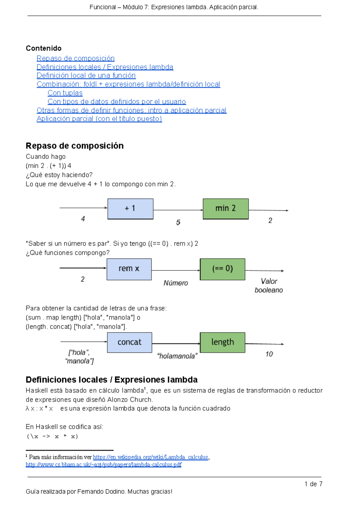 Funcional - Módulo 7 Expresiones lambda. Aplicación parcial - Funcional ...