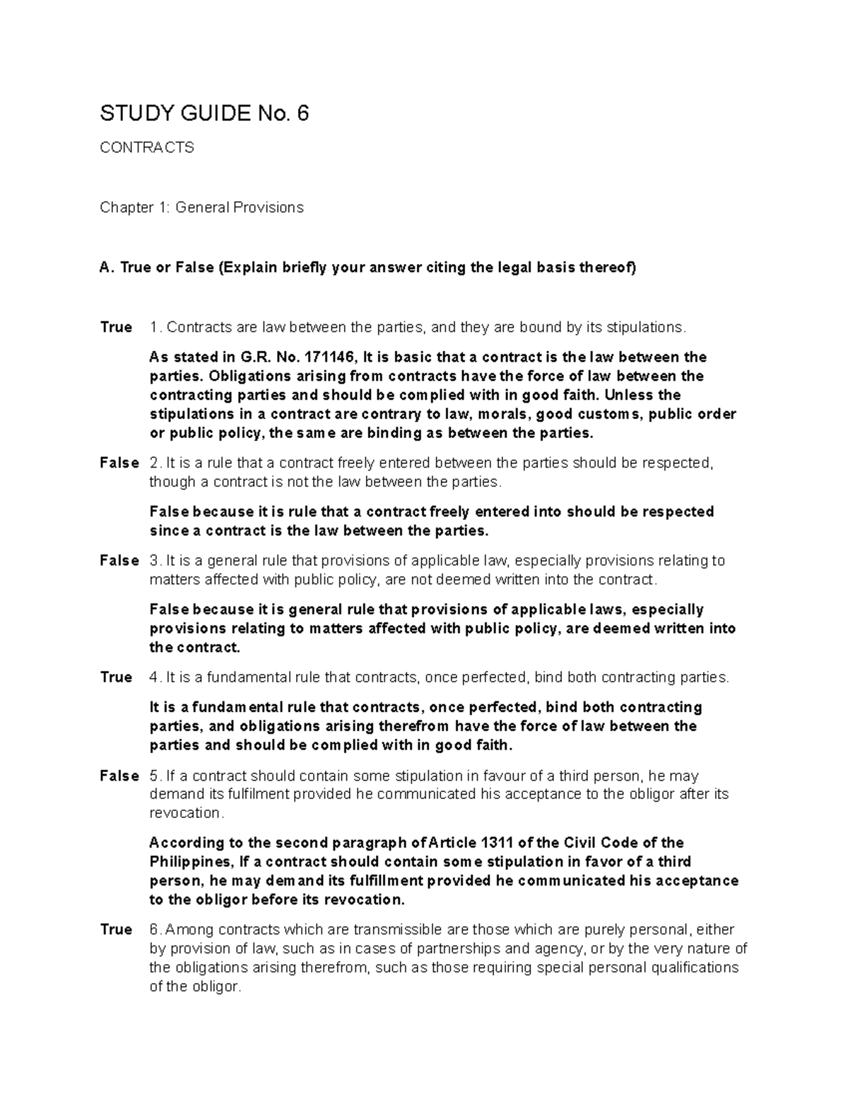 AcctngEd 3 Study Guide No 6 BS Management Accounting 1 - STUDY GUIDE No ...