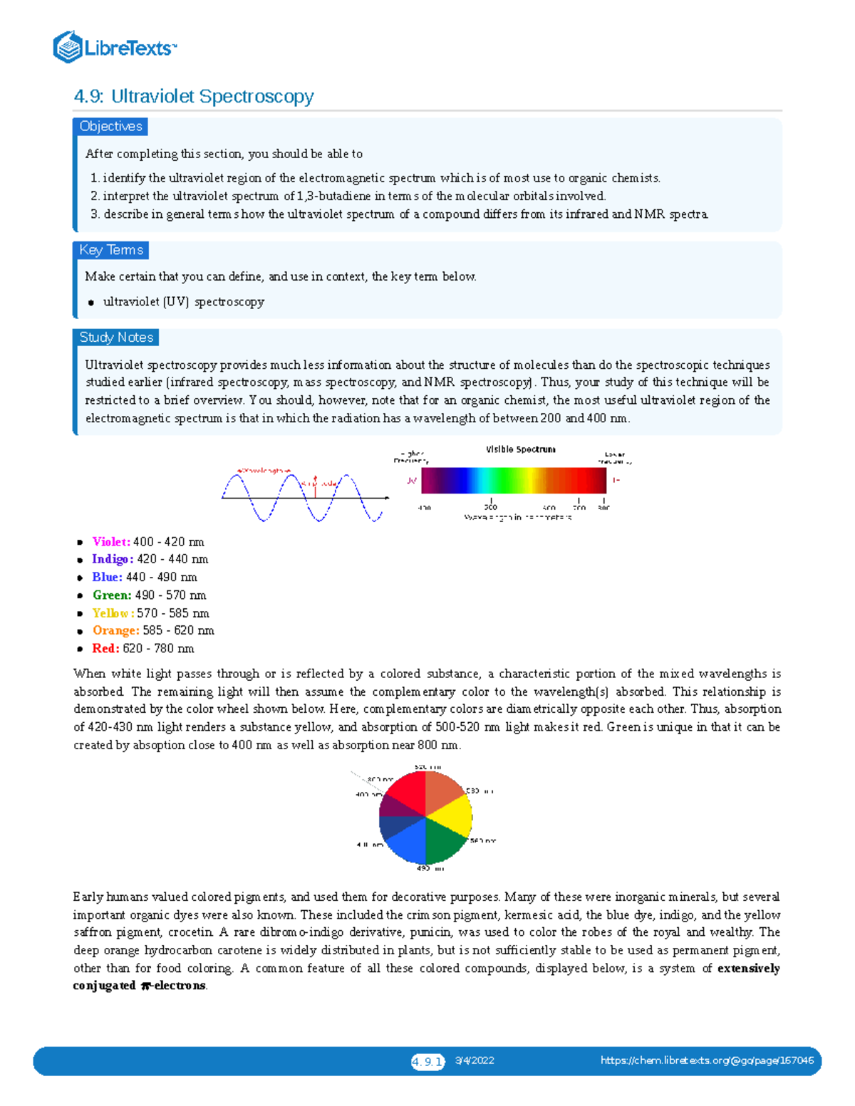 4.9 Ultraviolet Spectroscopy - 4: Ultraviolet Spectroscopy After ...