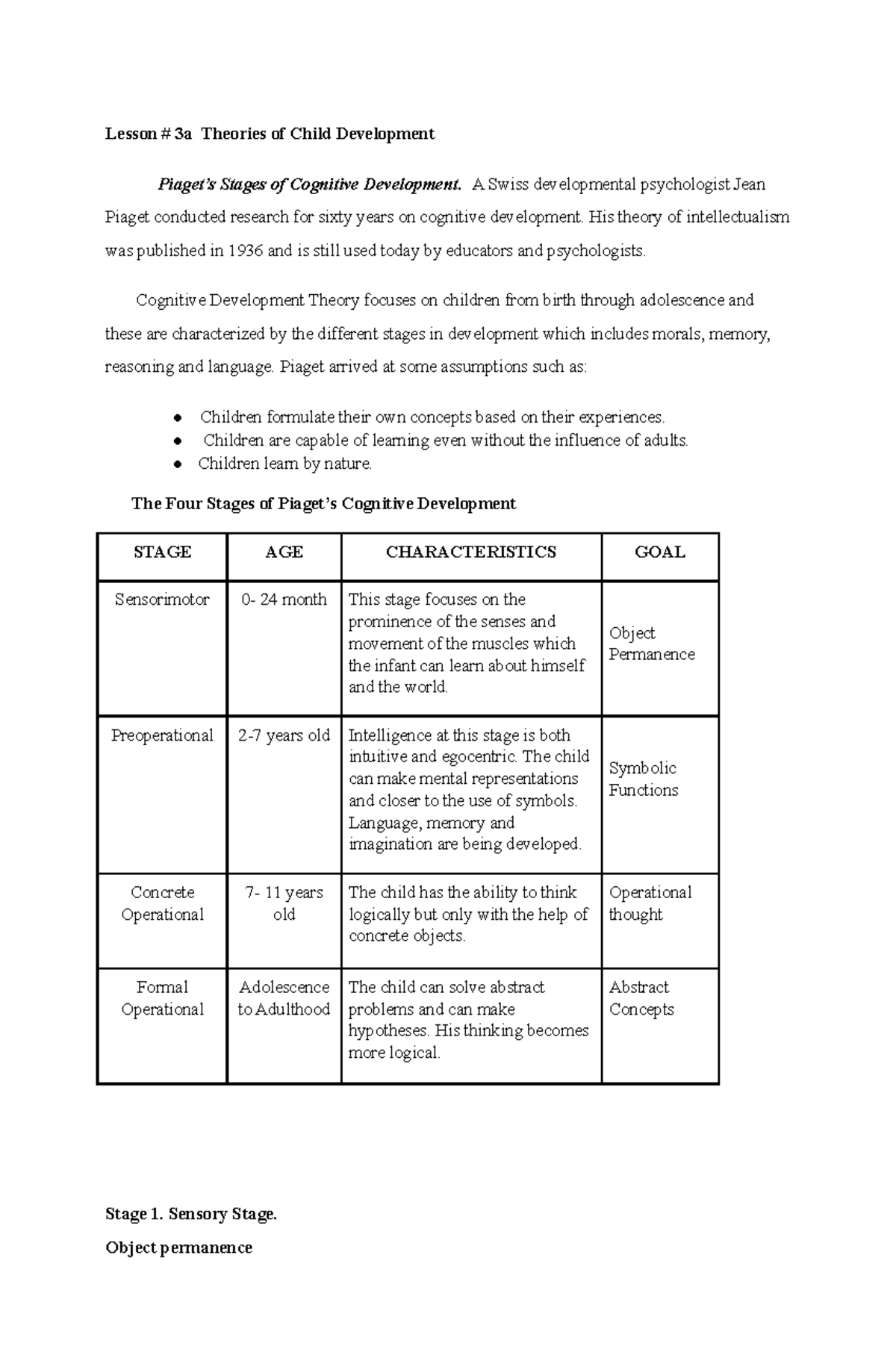Inbound 4488011845410692030 - Lesson # 3a Theories of Child Development ...