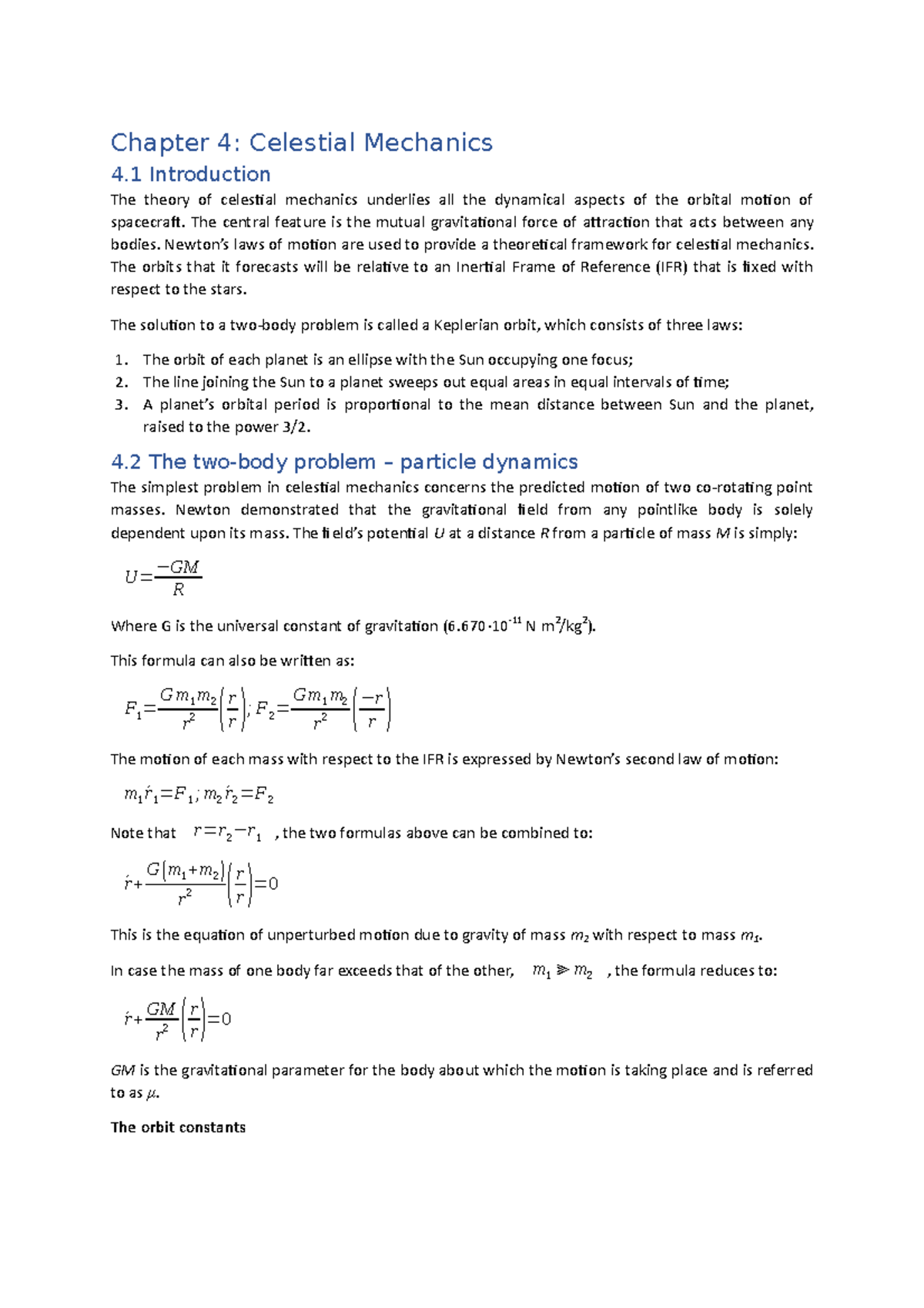 Summary Book - Samenvatting Spacecraft Systems Engineering - Chapter 4 ...