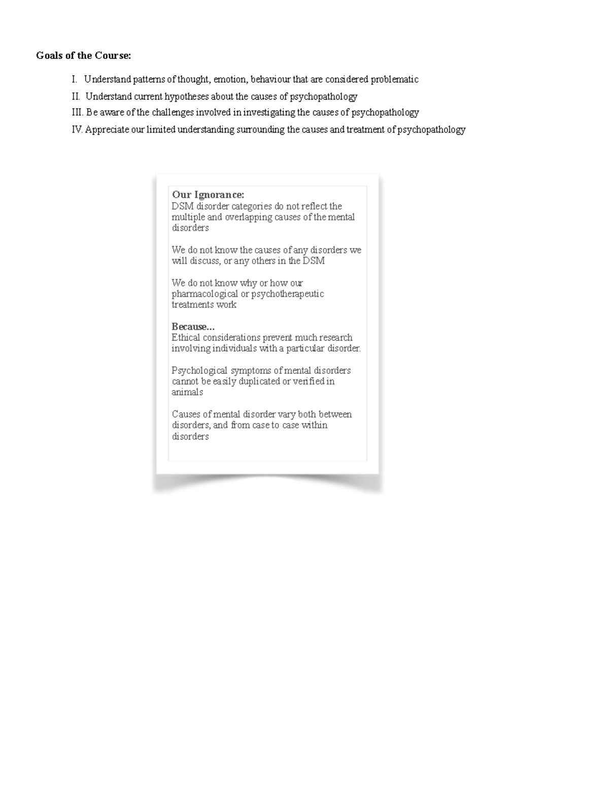 2AP3 Lecture incomplete notes - Goals of the Course: I. Understand ...