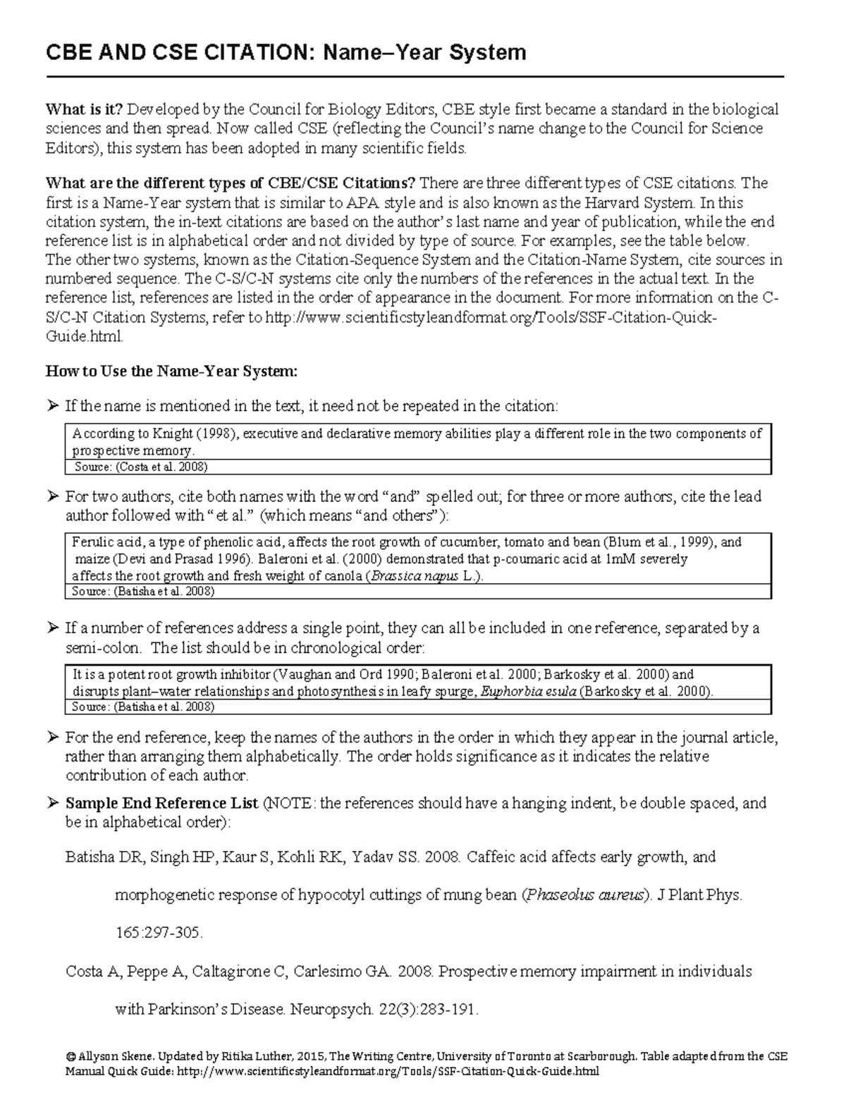 CBE and CSE 2015 - - Studocu