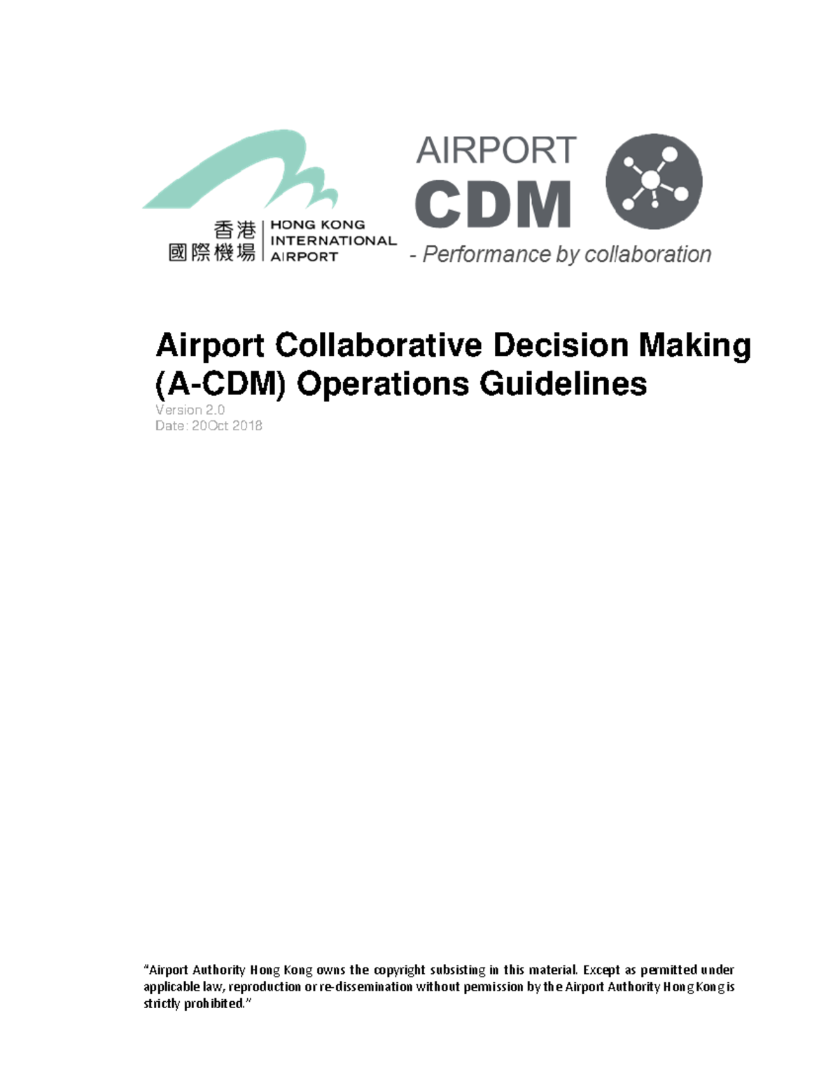 HKIA+A-CDM+Operations+Guidelines - Airport Collaborative Decision ...