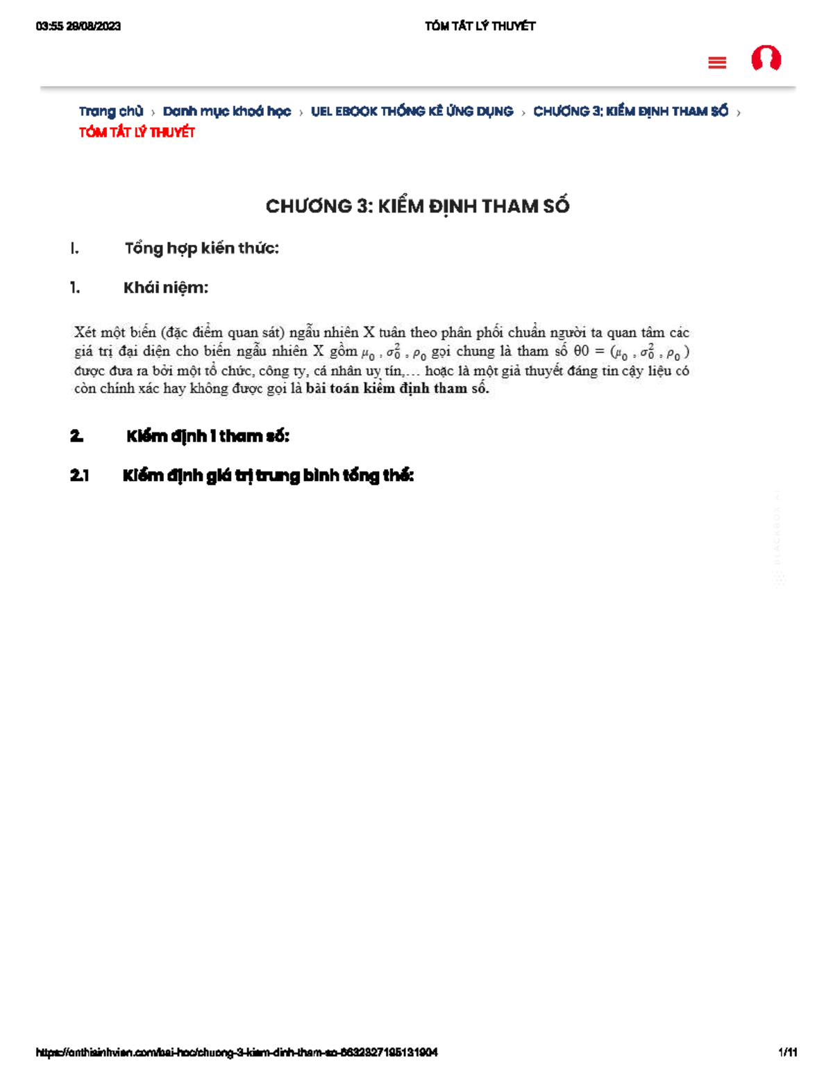 TTLT C3 - LT C3 - Thống kê ứng dụng - Studocu