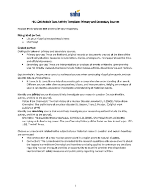 HIS 100 Module Three Activity Context - HIS 100 Module Three Activity ...