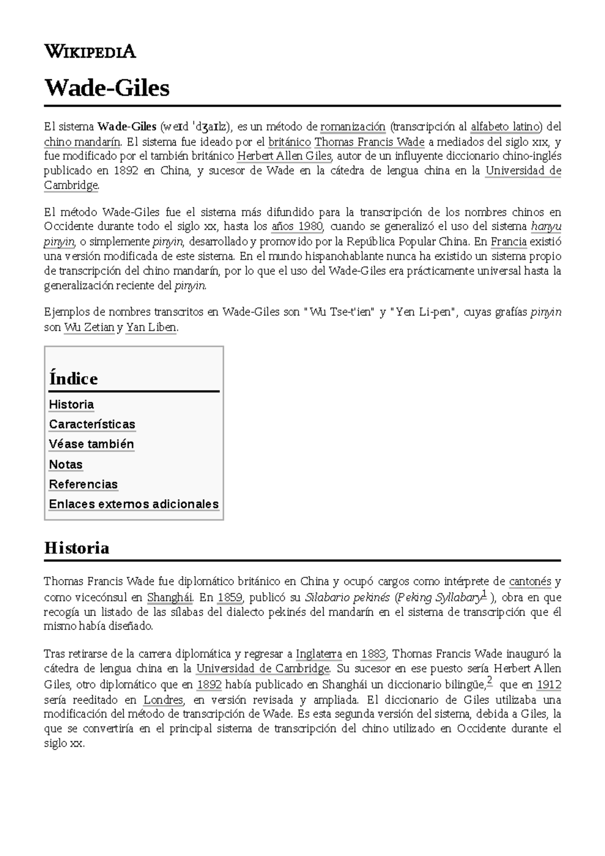 Wade-Giles - nose ella no te ama - Wade-Giles El sistema Wade-Giles ...