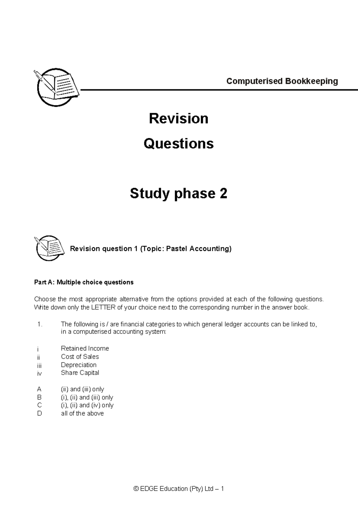 Study Phase 2 Questions - Revision Questions Study phase 2 Revision ...
