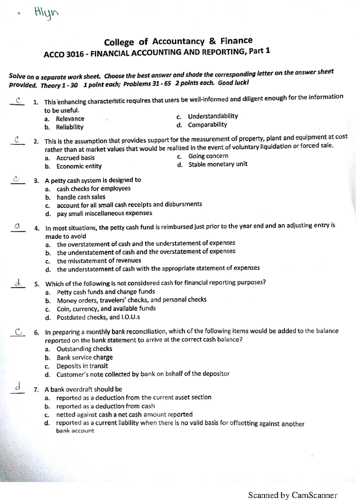 FAR 1 - FInancial Accounting - Accountancy - Studocu