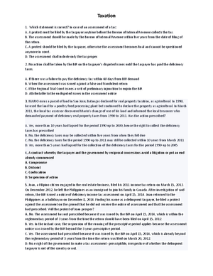 Taxation 7 - to raise revenue for the services and income supports the ...
