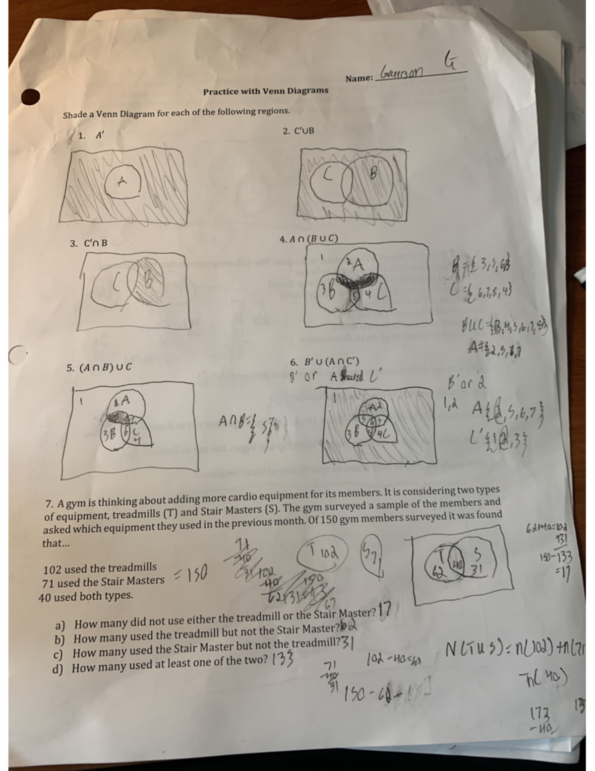 VD worksheet - MATH 1324 - Studocu