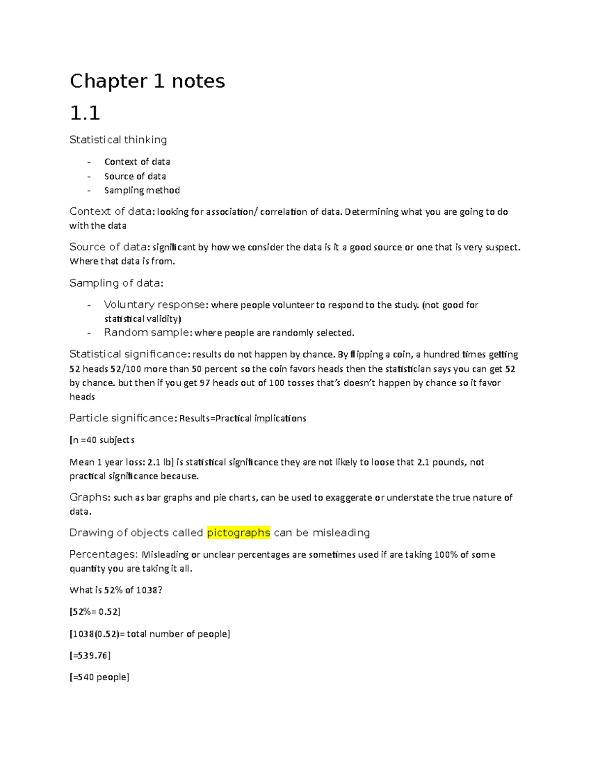 Chapter 1 notes - vocabulary with an explanation of how to solve ...