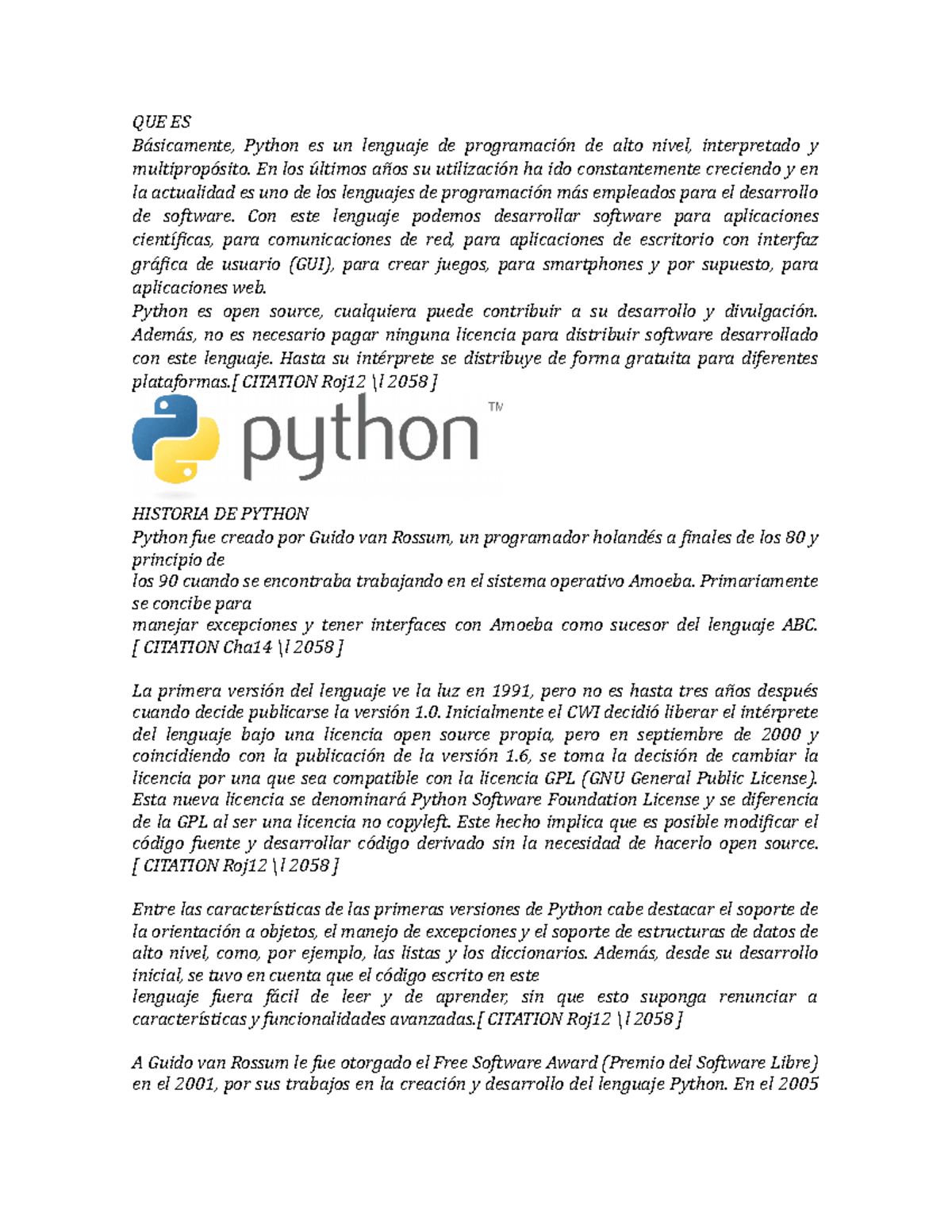 Python - aprendan - QUE ES Básicamente, Python es un lenguaje de ...