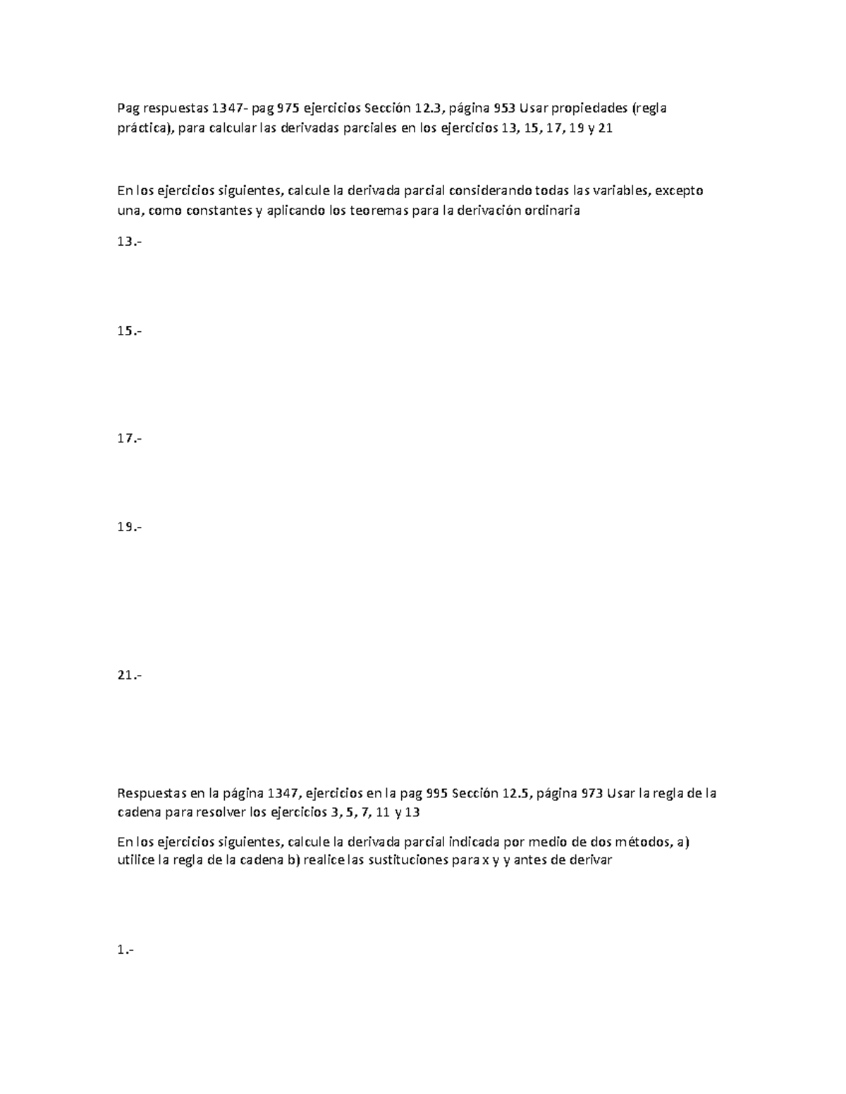 ADA 2 calculo - ADA - Pag respuestas 1347- pag 975 ejercicios Sección ...