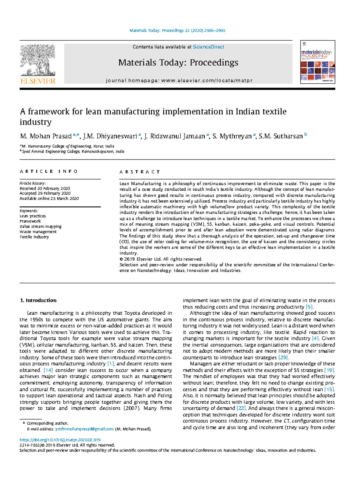 Full text1 - articule - A framework for lean manufacturing ...