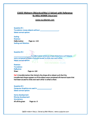 CS604 - Midterm Solved Mcqs with references by Moaaz - CS604 - Operating System Solved MCQS From ...