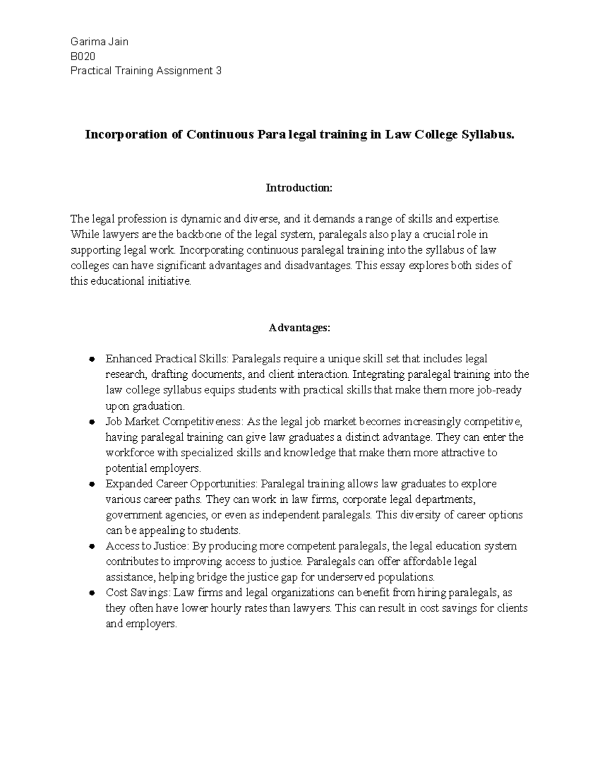 assignment notes ref,\. - Garima Jain B Practical Training Assignment 3 ...