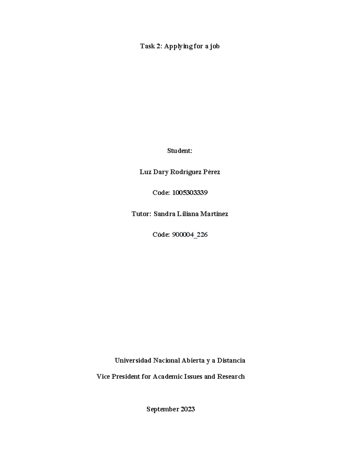 Task2 Grupo 226 - Task 2: Applying for a job Student: Luz Dary ...