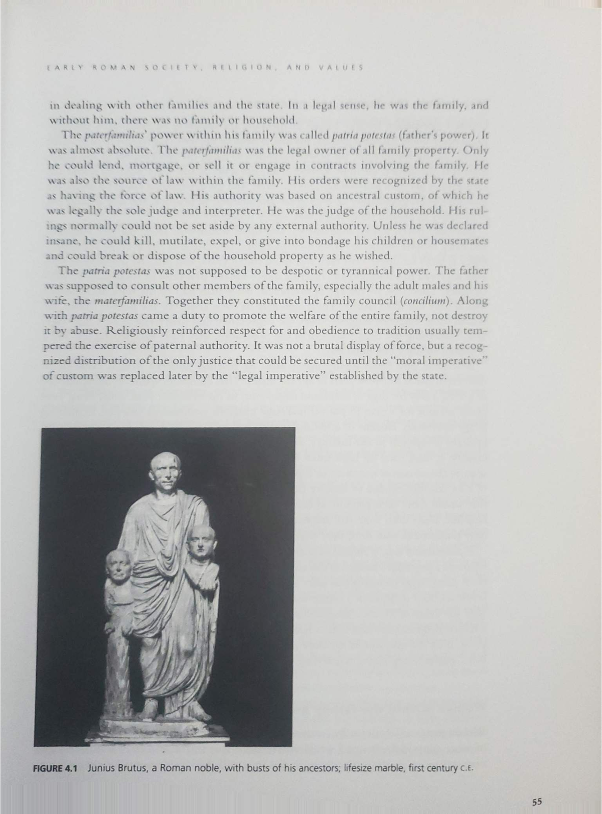 Chapter 4-55 - History of the Roman People - CLAS 1280 - Studocu