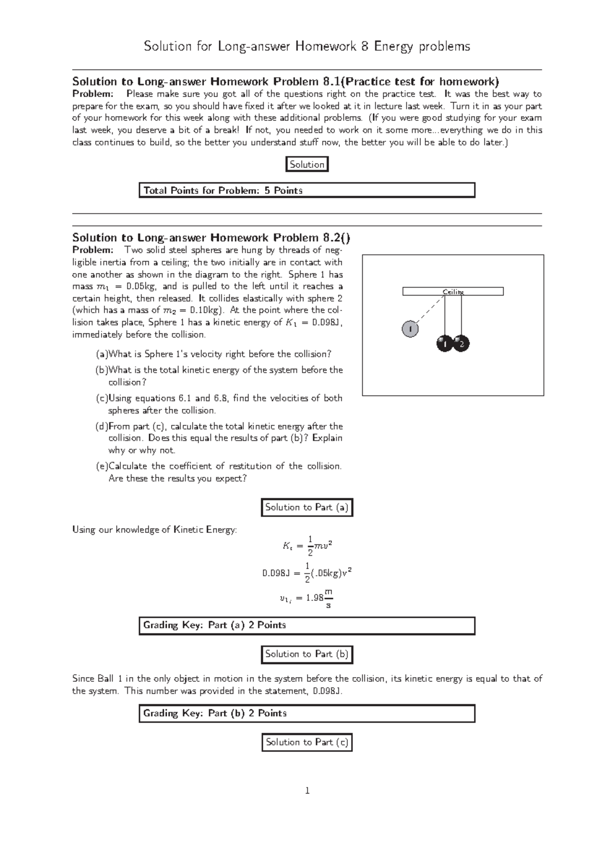 Homework-8-sln - Long Homework Solution 8 - Solution for Homework 8 ...