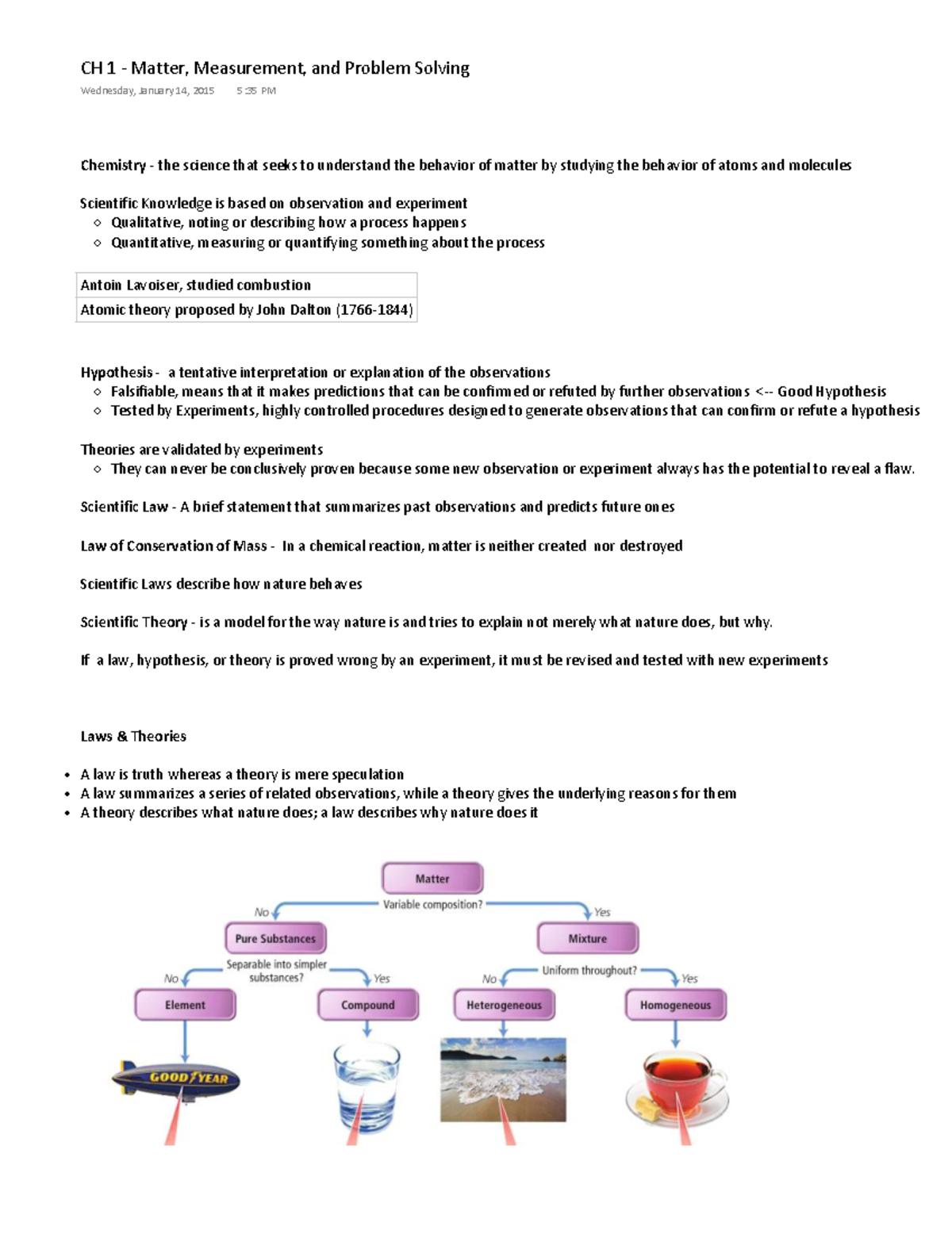 CHEM 1211 - CH 1 - Matter, Measurement, and Problem Solving - Warning: TT: undefined function ...