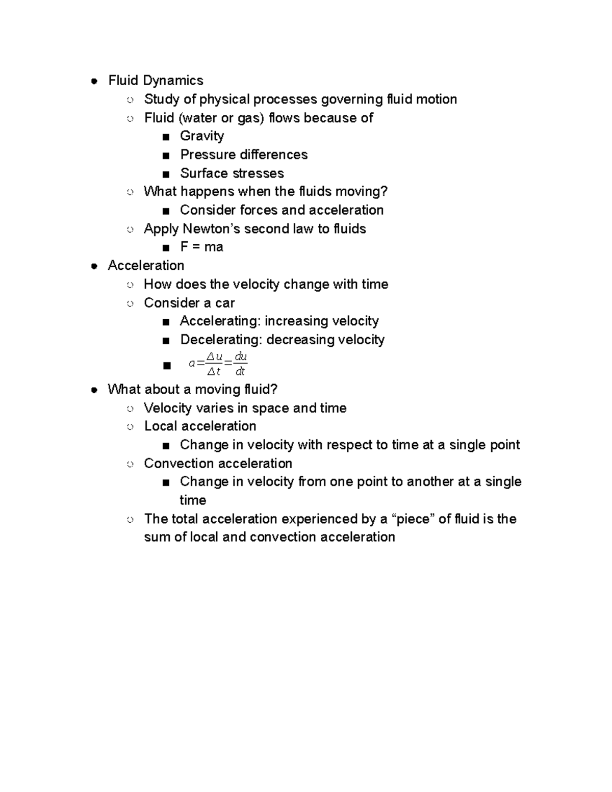 Fluid Dynamics and the Bernoulli Equation 2 5 21 - Fluid Dynamics Study ...