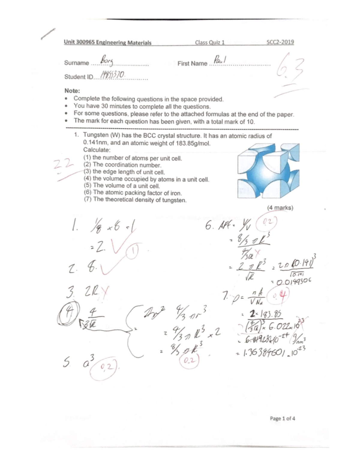 Quiz 1 past papers - 300965 - Studocu
