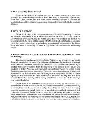 Reflection Paper in Globalization - Partolan, Victor Prado BSIT 1 The ...