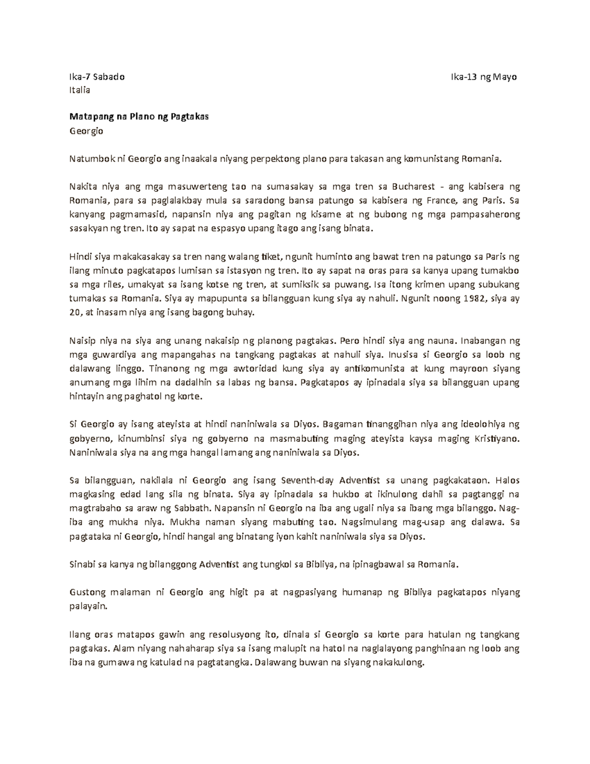 MS Tagalog 7th-13th Sabbath 2Q 2023 - Ika-7 Sabado Ika-13 ng Mayo ...