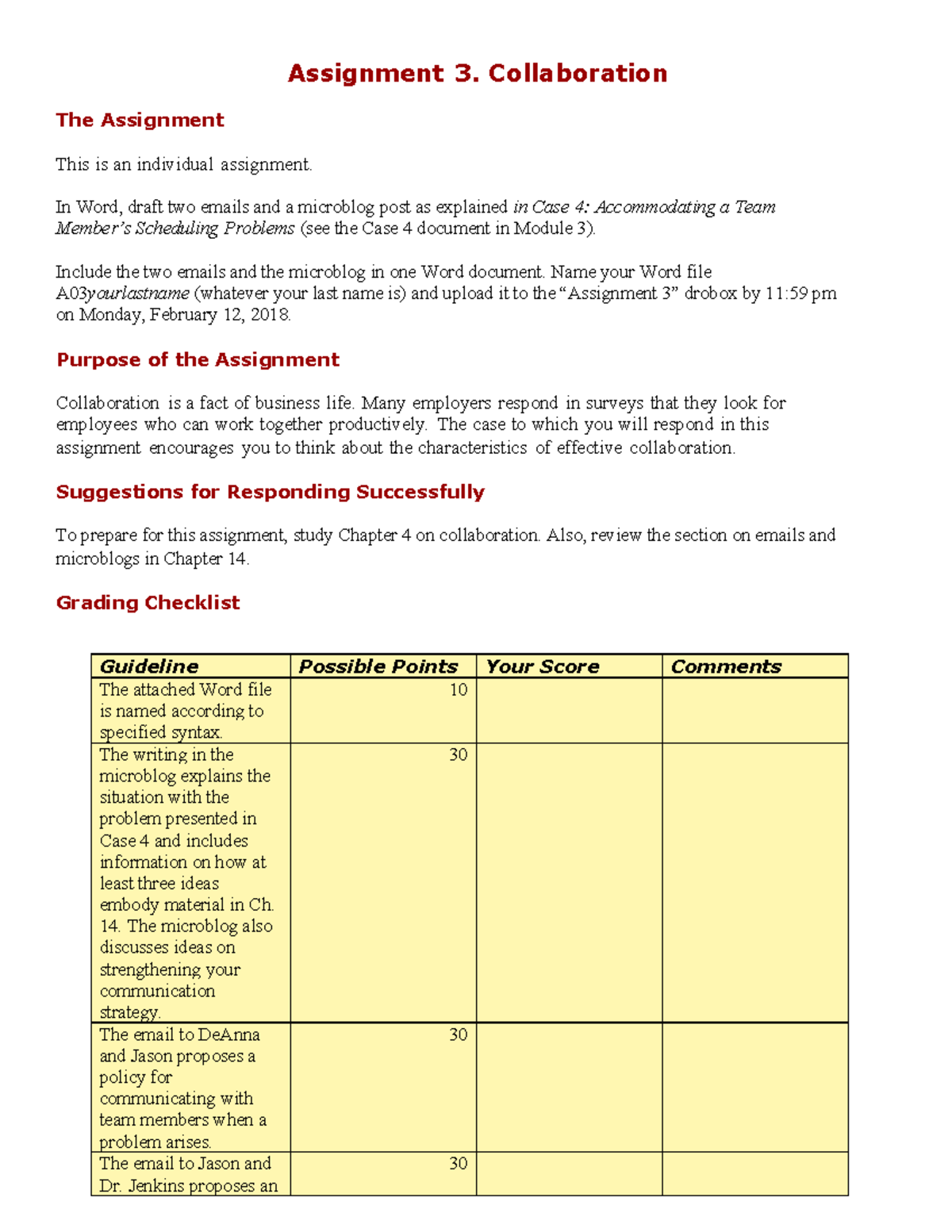 Assignment 3 07 - homework 3 - Assignment 3. Collaboration The ...