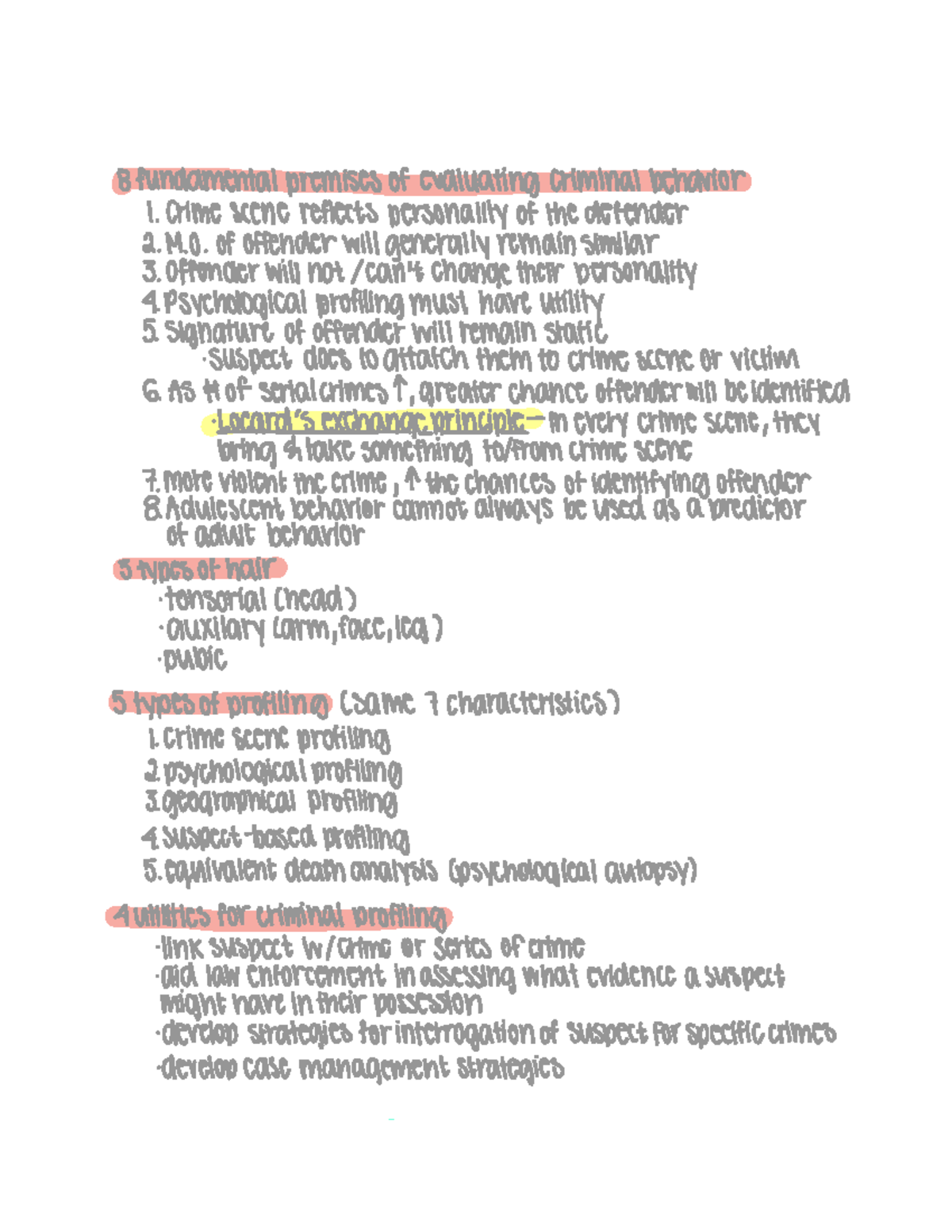 Criminal Behavioral Analysis - 8 fundamental premises of evaluating ...