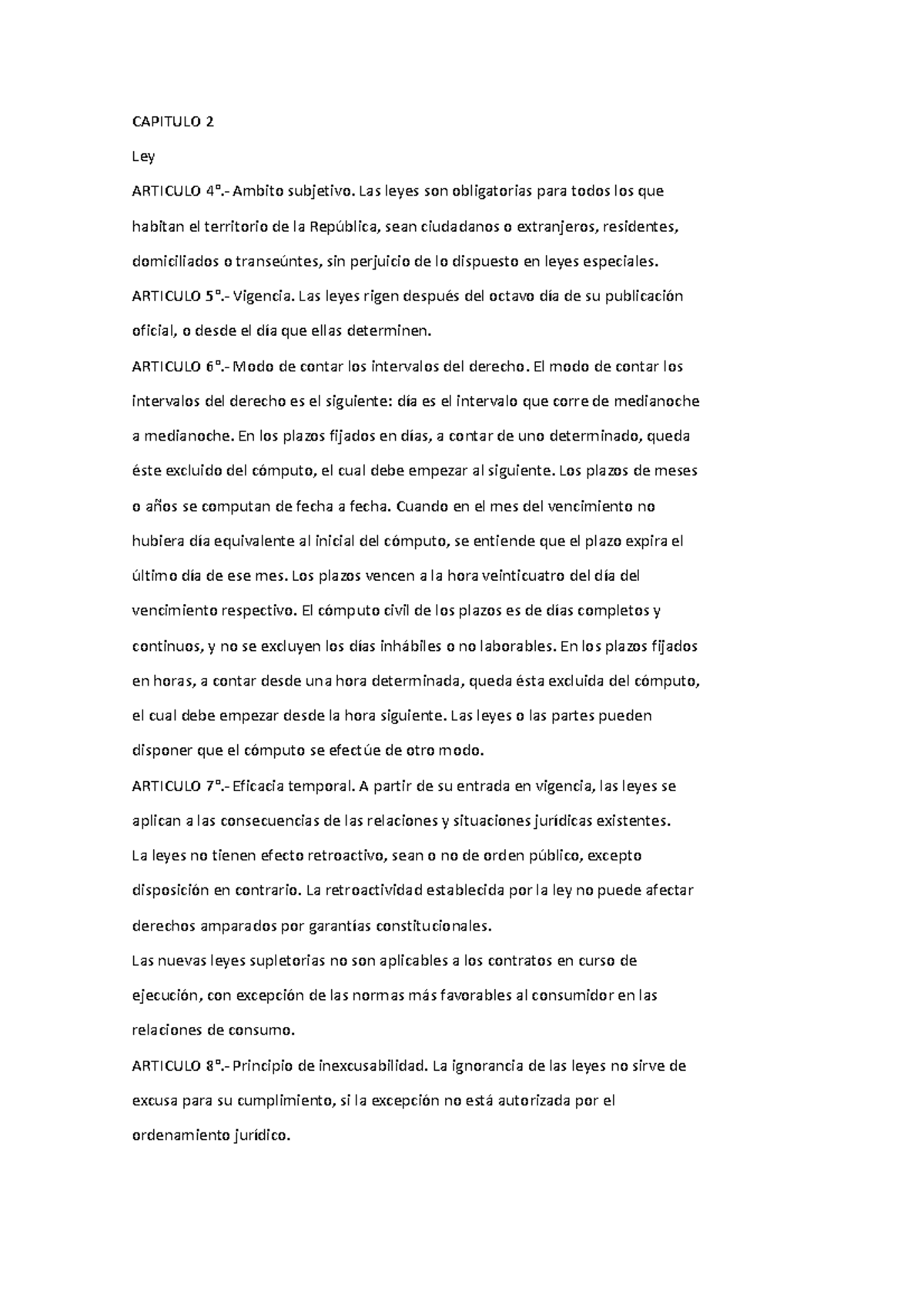 Capitulo 2 docx ley comercial - Marco Legal de las Organizaciones - Siglo 21 - Studocu